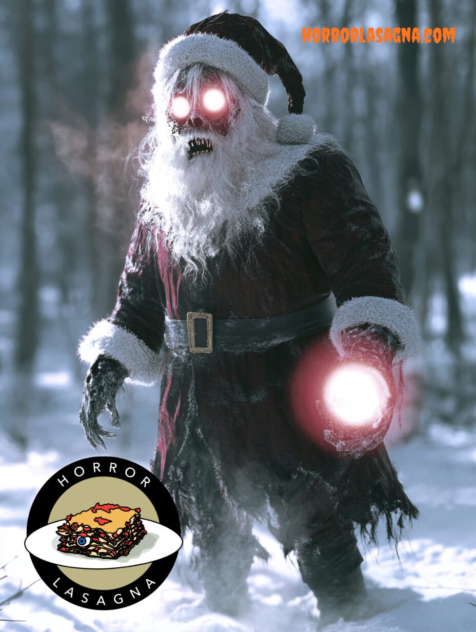 Horror Art - Possessed Santa - Horror Lasagna podcast - Horror Lasagna